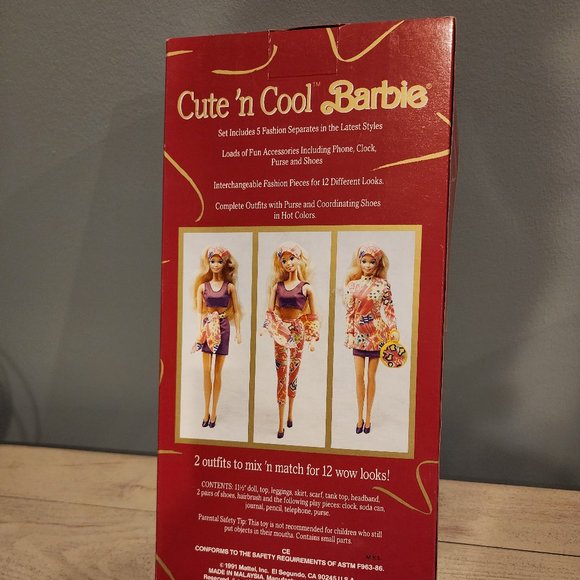 Barbie | Toys | Vintage 991 Cute N Cool Barbie Nib | Poshmark